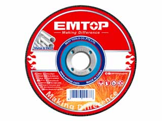 DISCO CORTE ACO INOX 4.1/2X3/64X7/8 EMTOP EACD101151