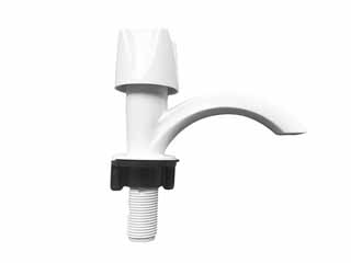 Torneira Lavatorio Mesa Tulipa Branca Slim Socel